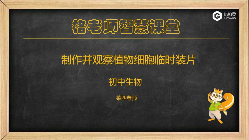 VR实验室 | 制作并观察植物细胞临时装片#初中生物