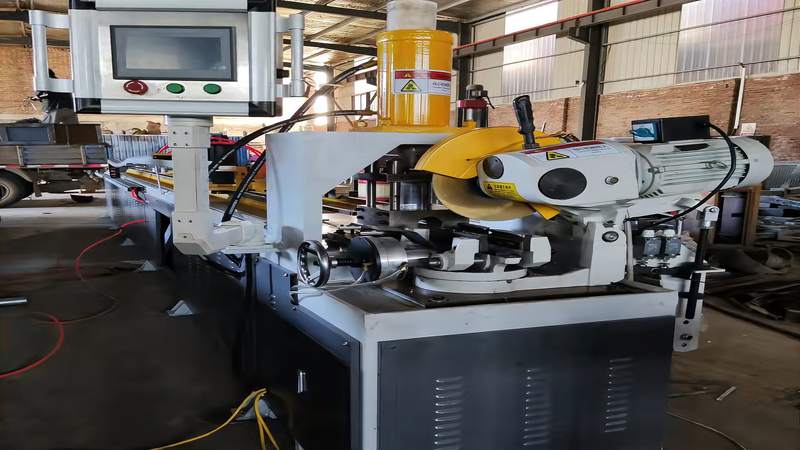 数控切管机 全自动切管机 圆管锯切机 配带自动上料操作视频