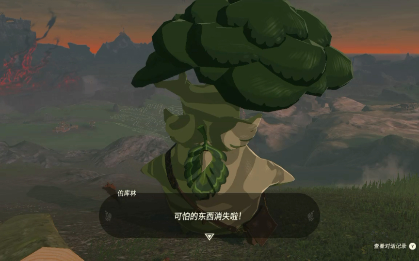 【塞尔达 王国之泪】第一次见这么柔弱的伯库林～哈哈 可爱捏