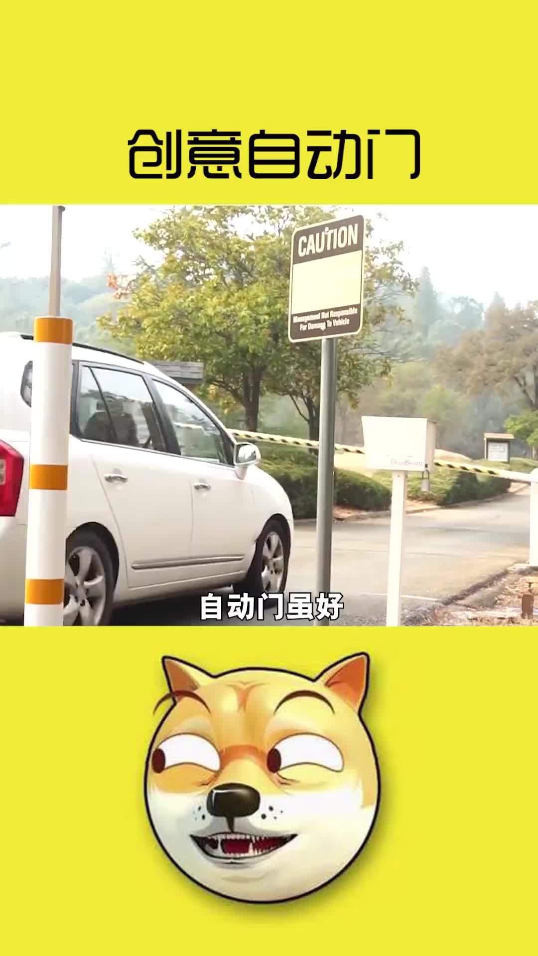 体验黑科技:创意自动门