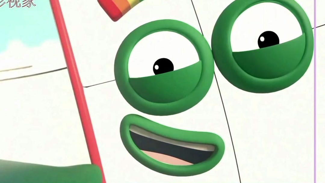 动画积木游戏教学:你们猜一下我是数字几呀?看完就知道了