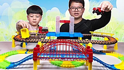 开心农场小汽车玩具视频大全动画片小火车玩具视频玩具车轨道车