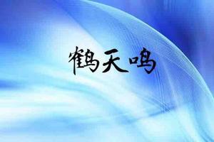 鹤天鸣 