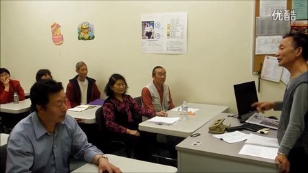同乐老人联谊会英语班上课实录片段