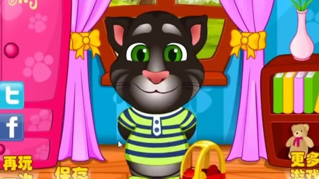 照顾安吉拉和汤姆宝贝说话的汤姆猫中文动画片大全_0001