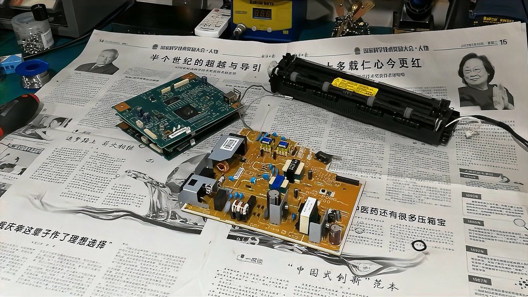 惠普1020开机无动作,维修过程不算复杂,但知识点密集,适合收藏