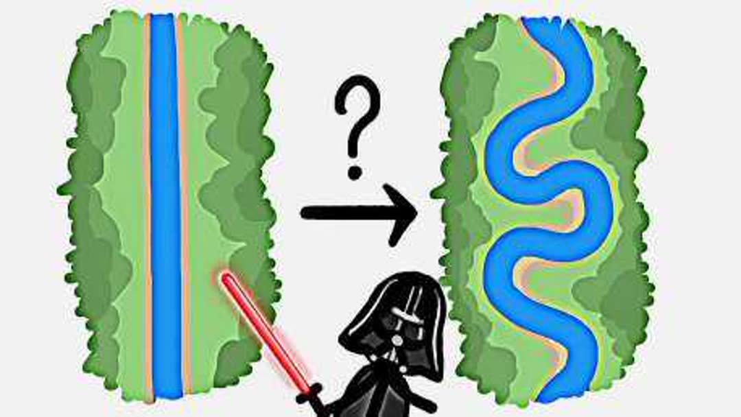 河流为什么都是弯曲的?3D动画展示演变过程,看完解开多年疑惑