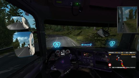 #欧洲卡车模拟2 你是这么飞的。 晴天