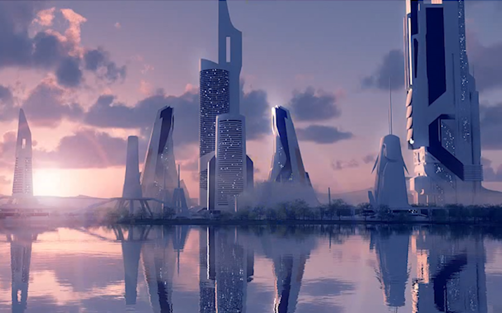 用C4D&OC渲染器制作一个未来城市的教学