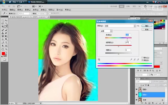 ps高斯模糊磨皮 PS自学ps素材 ps cs6