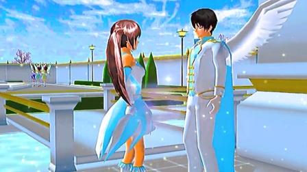 樱花校园模拟器:天使王子到精灵王国选人,却看上了没法力的精灵