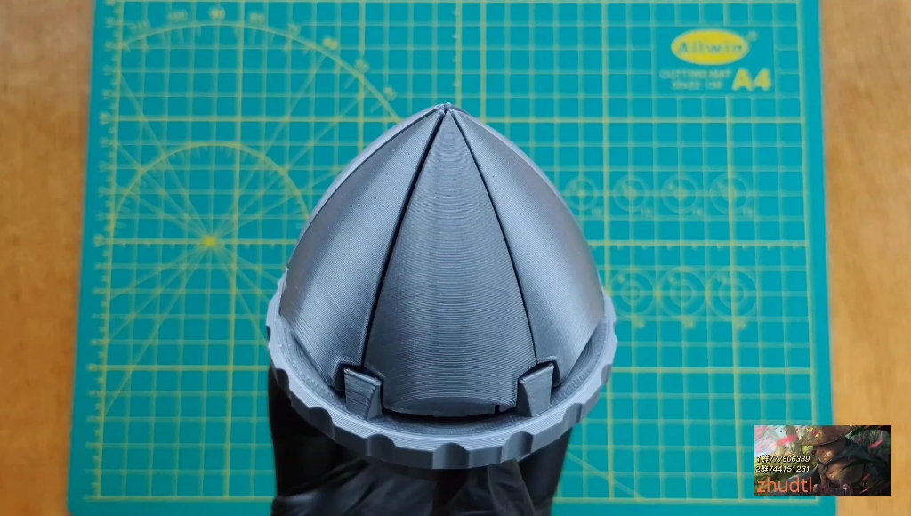 3D打印莲花戒指收纳盒(字幕)制作