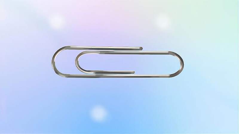 回形针:使用来回折弯的金属丝做成的辅助工具