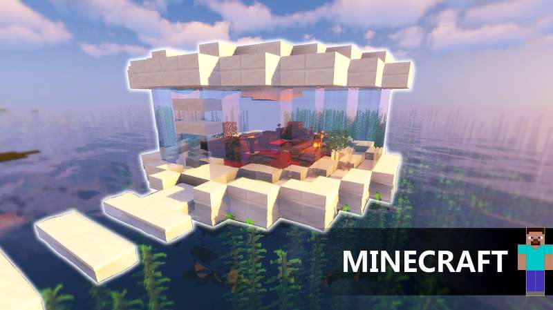 我的世界:水上房屋