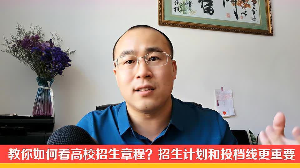 .高校招生章程?招生计划和投档线