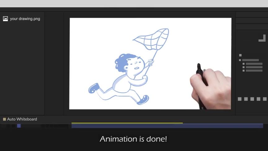 AE脚本预设:自动创建手绘动画效果