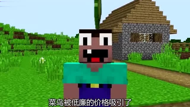 我的世界:村民用水和岩浆做传送门,不料打开了魔界