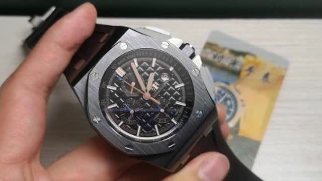 时光手表 JF爱彼皇家橡树26405陶瓷腕表 爱彼计时手表