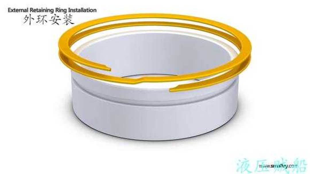弹簧卡环的安装和拆卸方式