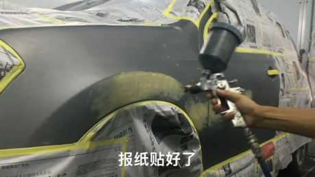 汽车喷漆一天挣了400元,老板说这钱太好赚了,却不知喷漆毒