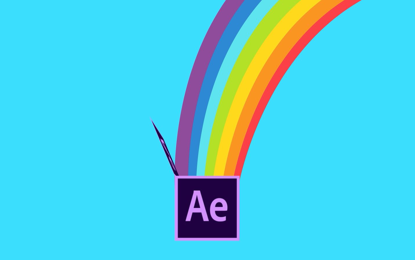 初学者的AE作业 第一个小成品