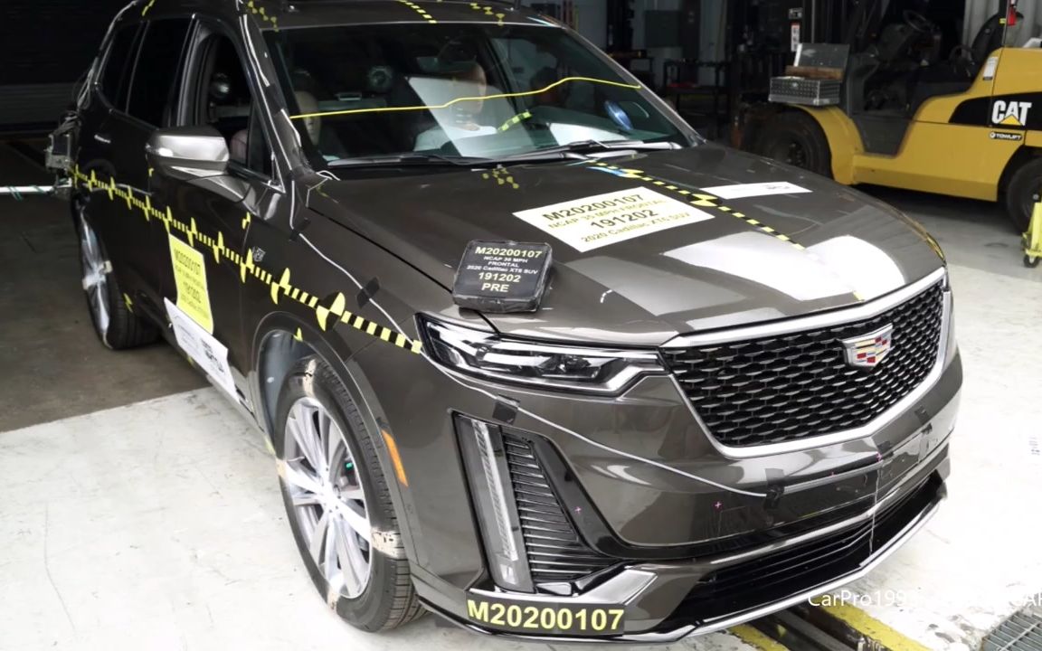 2020款 凯迪拉克 XT6 美国NHTSA碰撞机构 全面测试