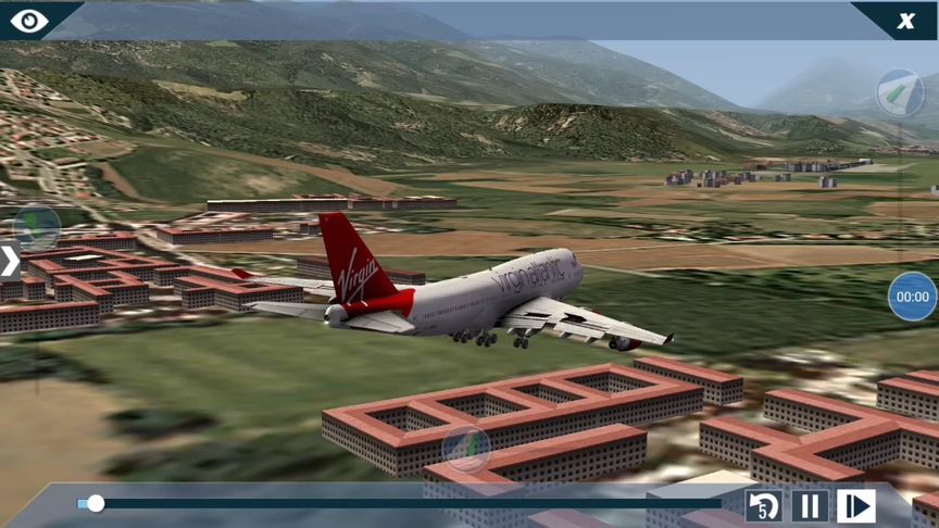 模拟飞行9:波音747降落小机场(这次剪辑有没有比上次好?)