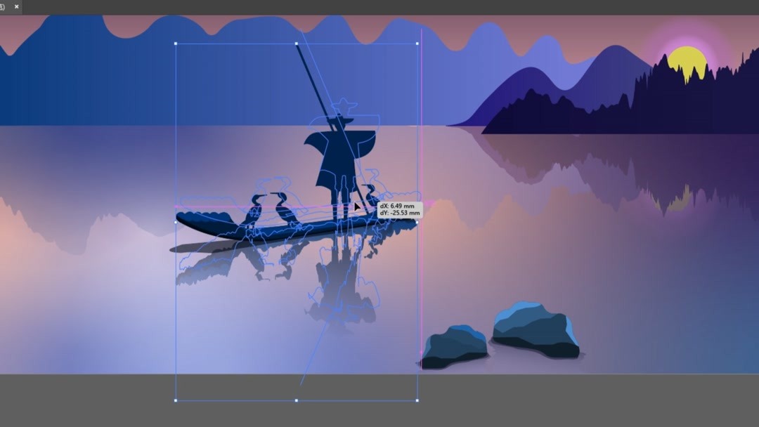 平面手绘插画:简单搞定AI风景插画