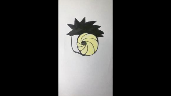 简笔画宇智波带土