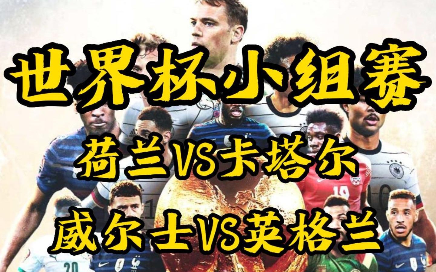 世界杯小组赛11.29 荷兰VS卡塔尔