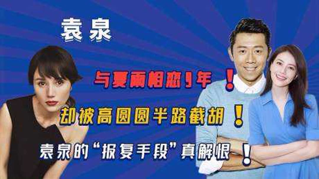 与夏雨相恋9年,却被高圆圆半路截胡,袁泉的“报复手段”真解恨