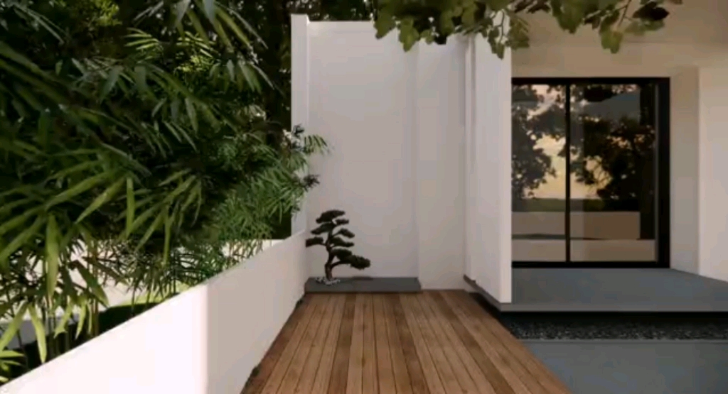 庭院su建模enscape渲染