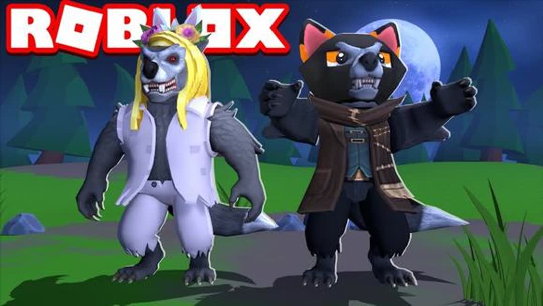 Roblox狼人杀模拟器:月圆之夜变身可怕狼人伺机出动!