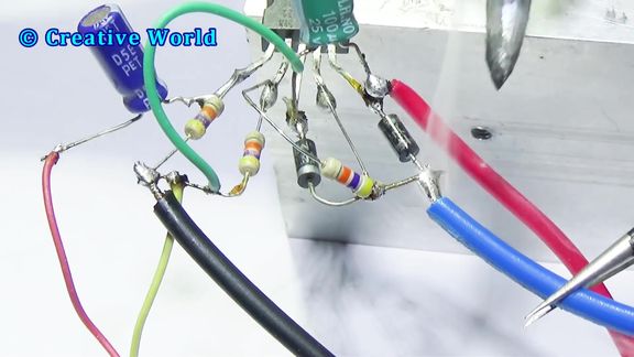 使用TDA2030 DC 12v制作大功率放大器