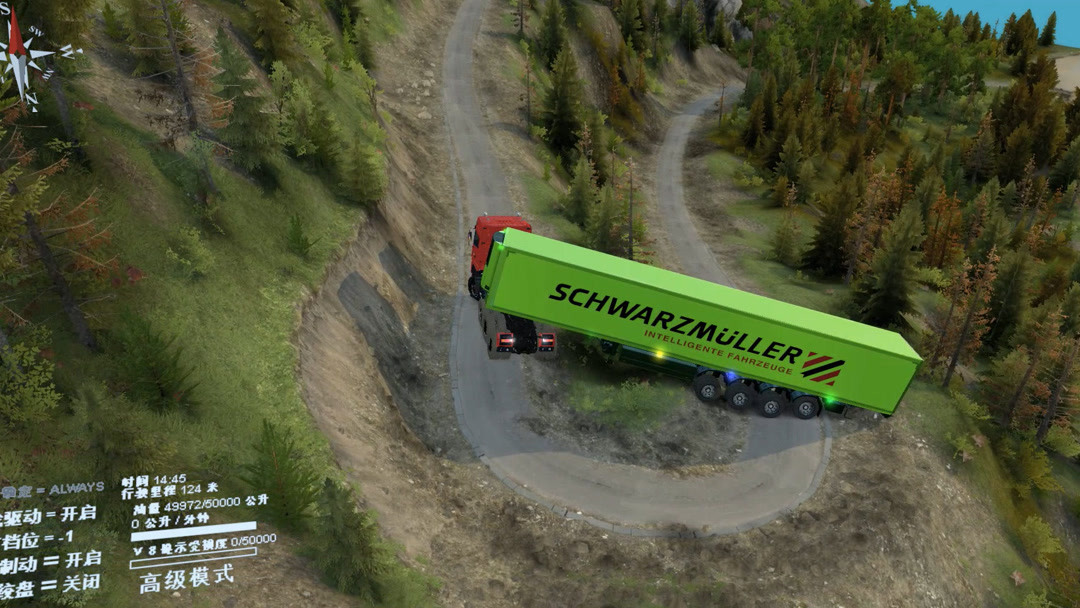 旋转轮胎:老司机开货车转弯,不是车技问题,而是弯道真的太小了