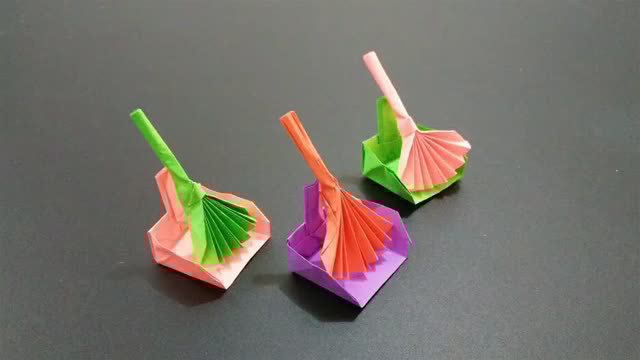 手工DIY折纸迷你扫把套装简单易学芭比娃娃又多了一件家具