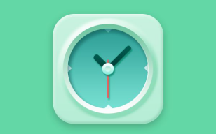 UI时钟设计 ICON 速成视频教程 APP平面UI设计 UI交互设计 UI图标...