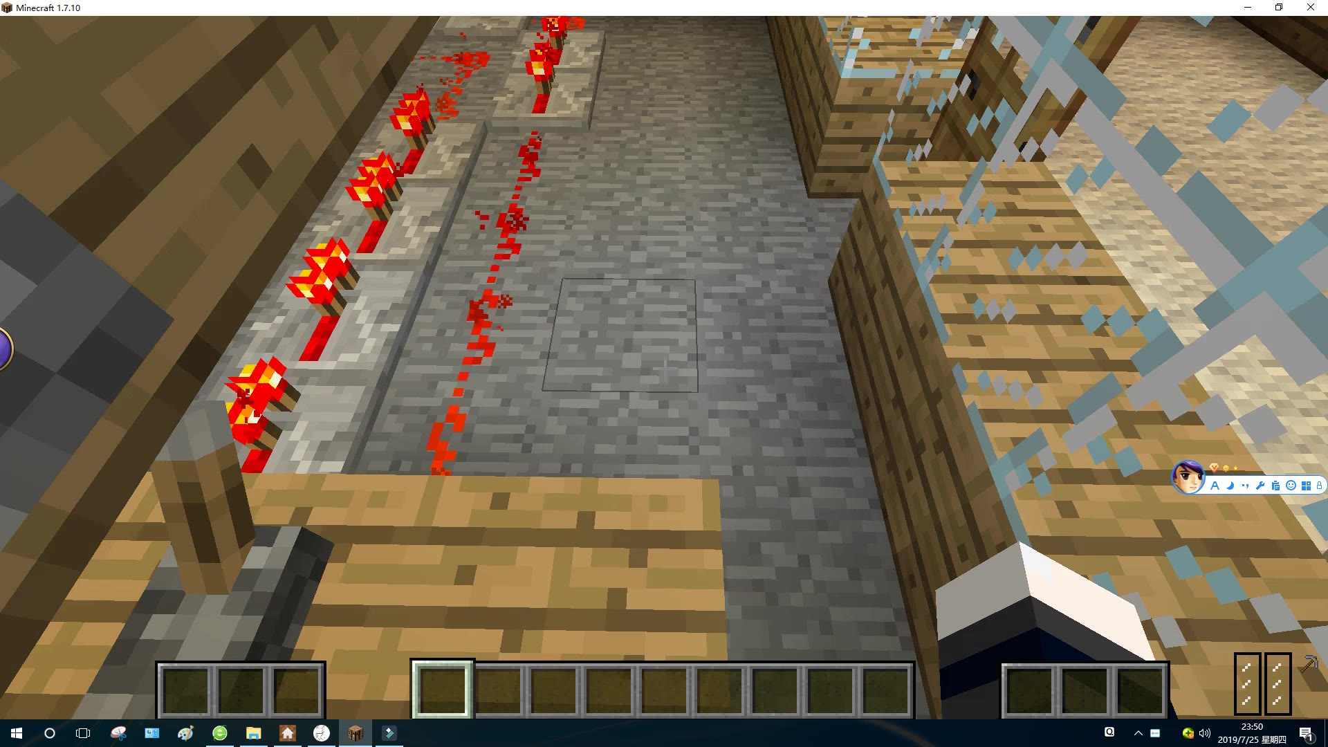 [我的世界】红石数字显示器/电脑(自制廉价版)