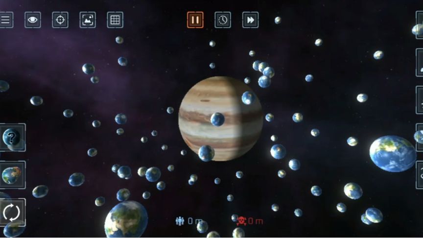 星球毁灭模拟器,多颗地球与木星相撞会怎样?