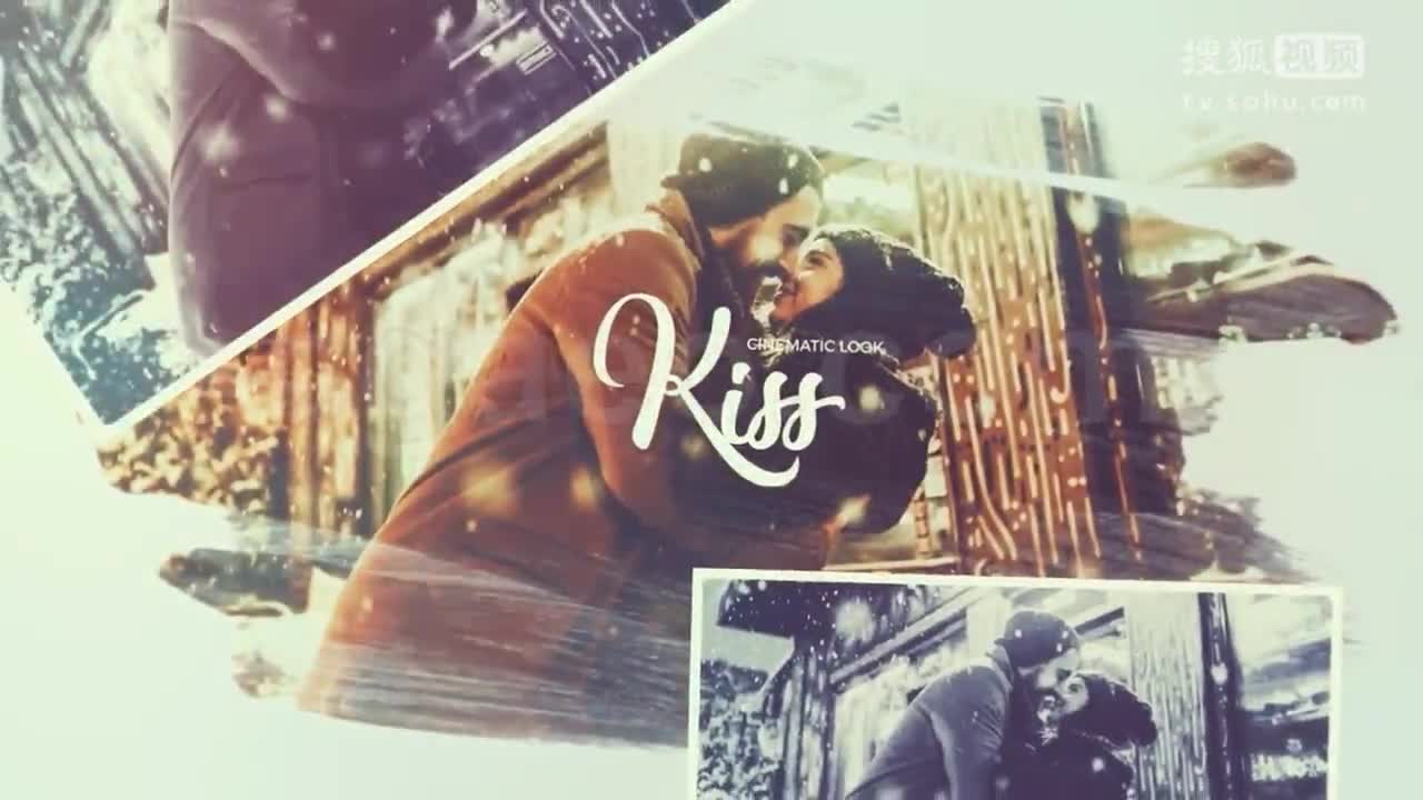 优雅笔刷过渡转场摄影照片视频幻灯片 Elegant Brush Photo Slideshow