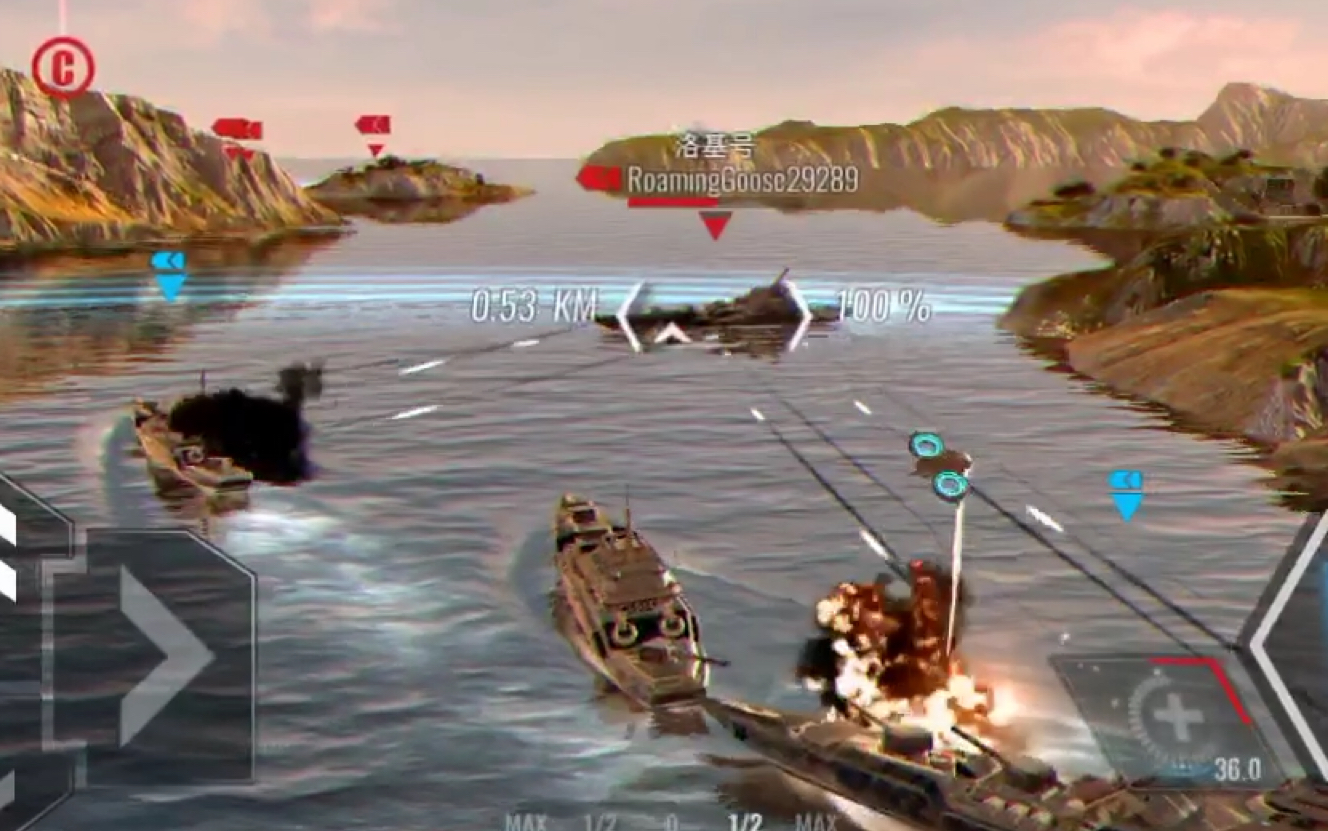 画质精美的海战手游,【PacificWarships】试玩