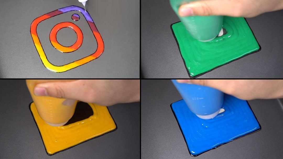 创意煎饼艺术:DIY手绘艺术 通信软件标志