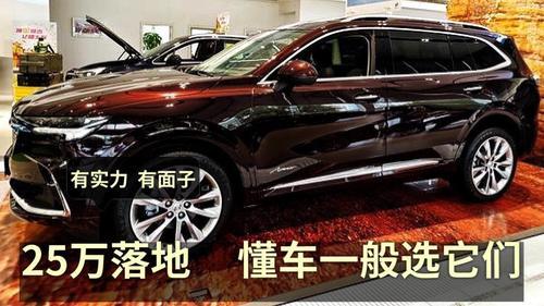 25万落地SUV,真懂车选它们!配9AT+2.0T,有实力!有面子!