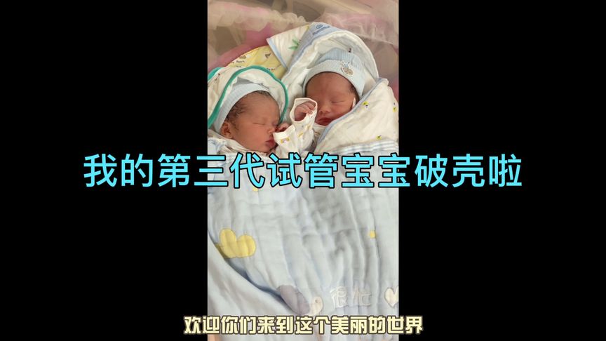 终于等到了你们,我的第三代试管宝宝