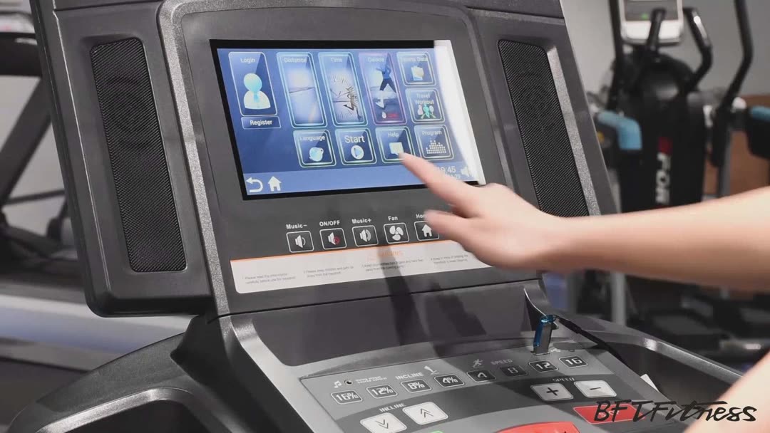 智能跑步机 可安装各种安卓软件的博菲特跑步机 wifi触屏智能系统