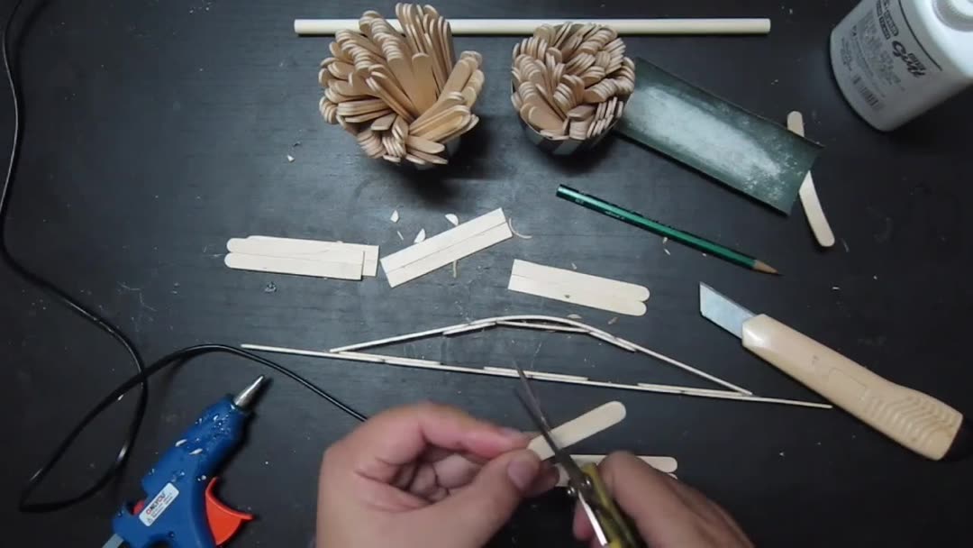 【 UP主自制系列】如何用雪糕棒制作廊桥