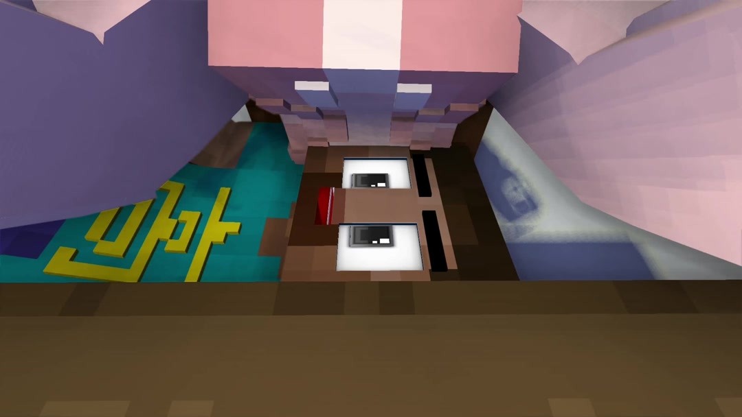 我的世界搞笑MC动画合集:当你趴在桌子上哭,被朋友看到时