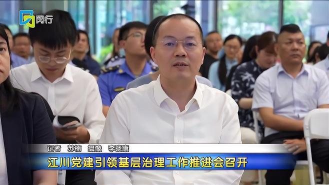 江川党建引领基层治理工作推进会召开
