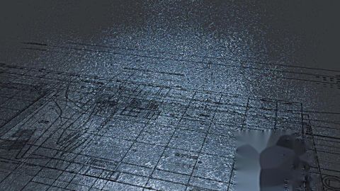 电梯井内架体坍塌事故安全警示片
