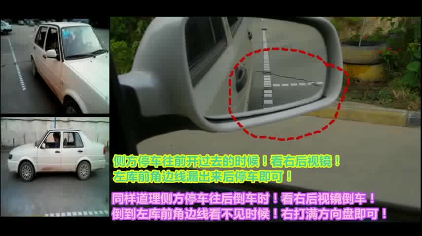 曲线行驶规则 侧方停车位标准尺寸